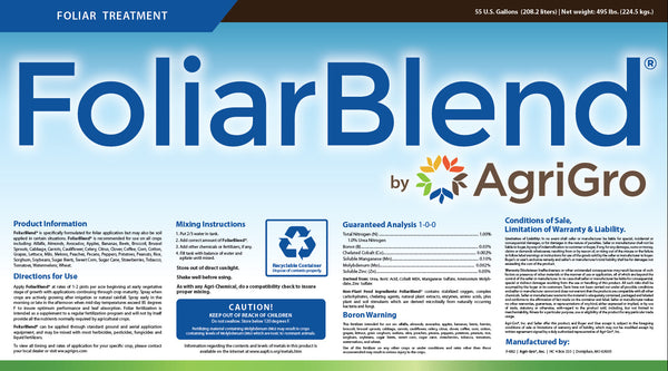 FoliarBlend by AgriGro – Sustain Seed + Soil